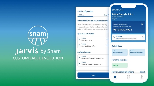 THE EVOLUTION OF JARVIS BY SNAM APP IS ALREADY IN PROGRESS