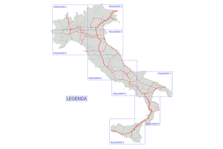 Snam gas network, and gas transportation infrastructure